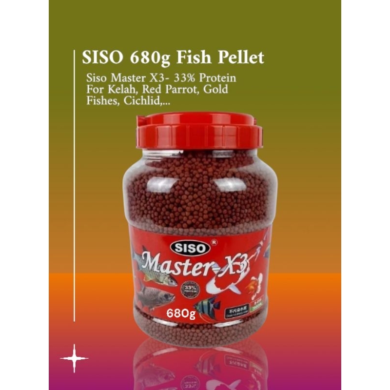 Siso Master X3-(33% Protein) Fish Food (2mm) | Shopee Malaysia