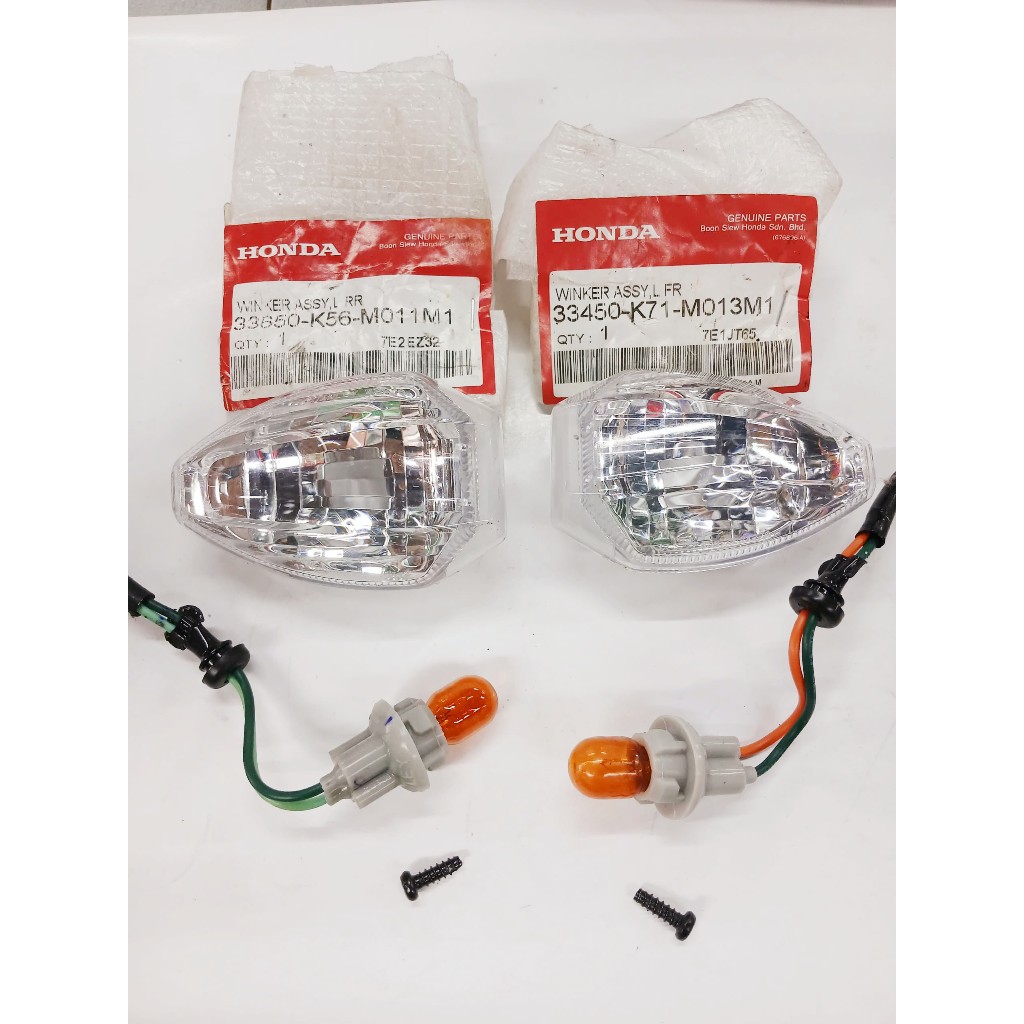 HONDA RS150 V1 V2 ALPHA W110 DASH SIGNAL COVER SET RH LH SOCKET ...