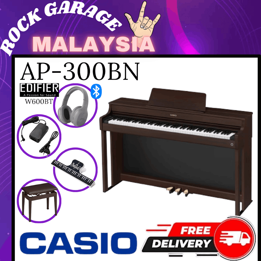 Casio AP-300 88 Key Celviano Digital Piano w/Bench, Headphone ...