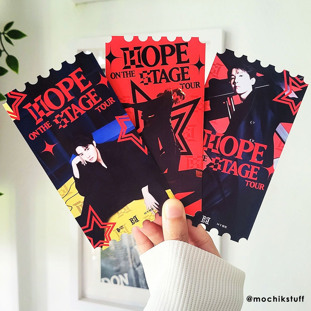 (TICKET FANMADE) JHOPE “HOPE ON THE STAGE" TOUR Ticket custom fan made ...