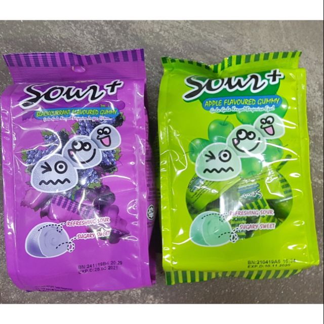 Lot 100 Gula-gula Masam/ Sour +Gummy 95g/pkt | Shopee Malaysia