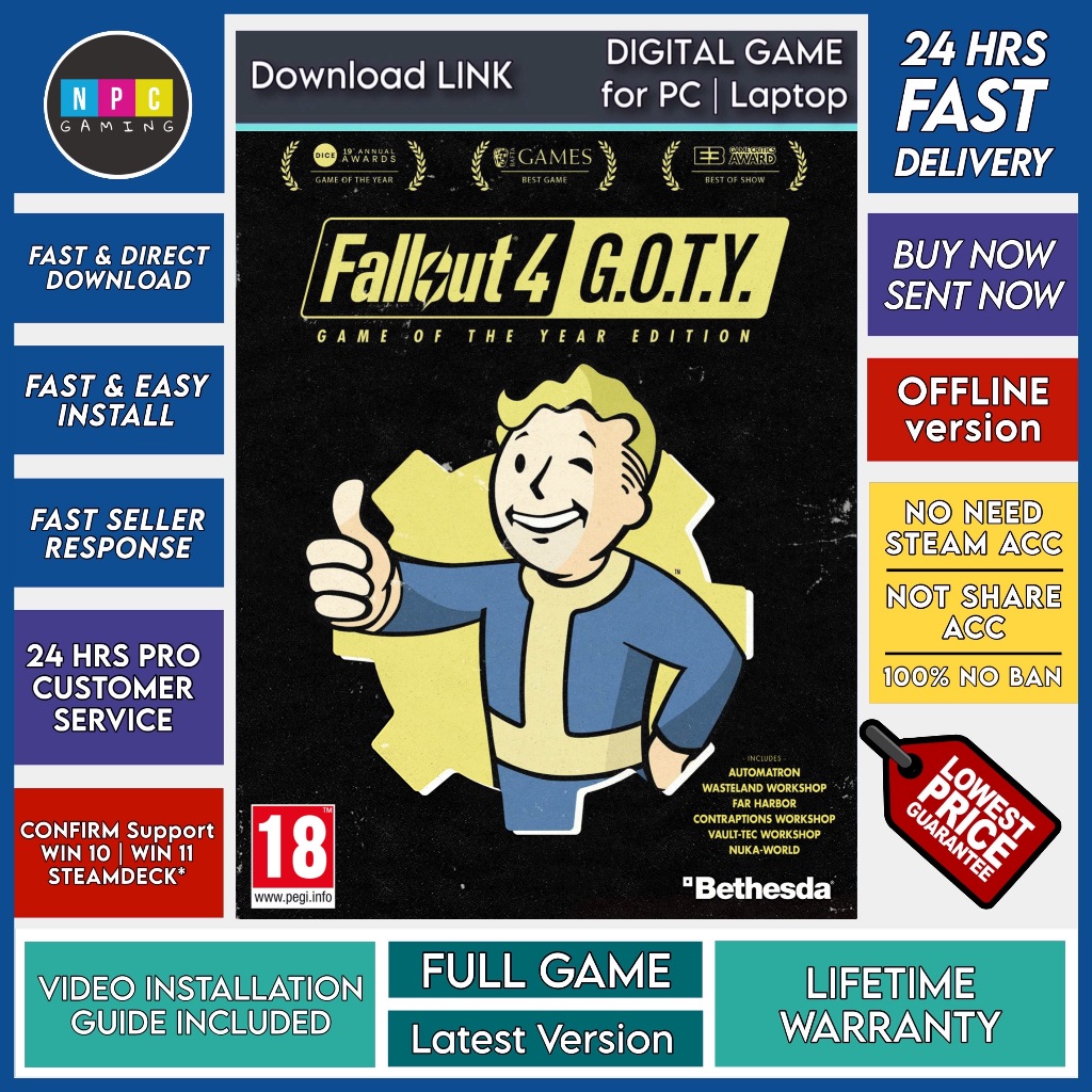 [PC Game] Fallout 4 G.O.T.Y Edition NEXT GEN VERSION - Offline [Fast ...