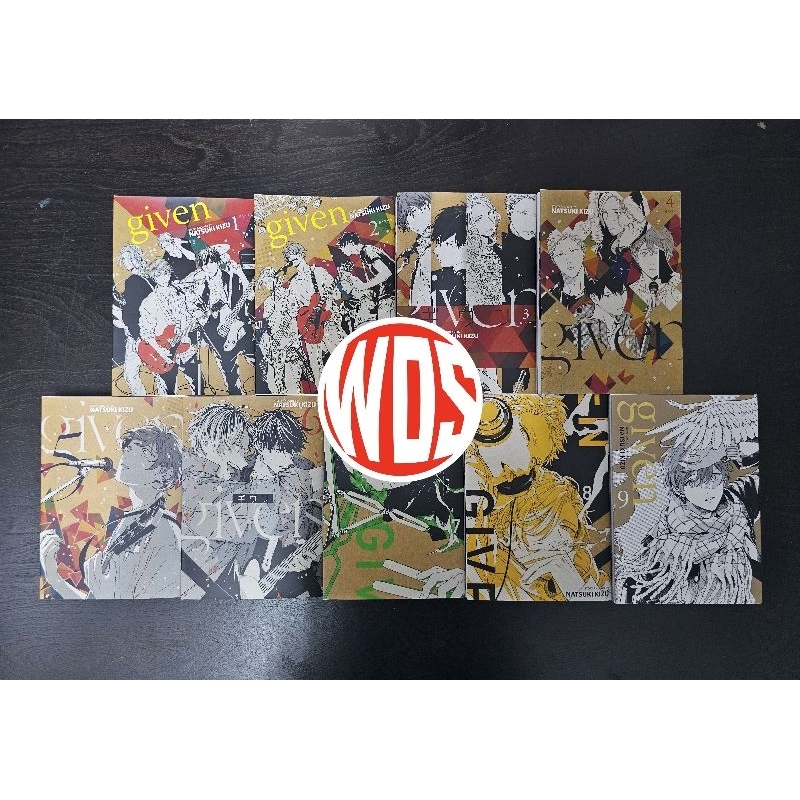 Manga : Given volume 1-9 (End)(Fullset)(English Version) | Shopee Malaysia