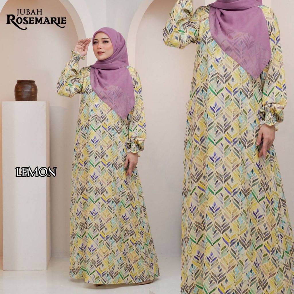 JUBAH ROSE/JUBAH PLUS SAIZ/JUBAH RAYA 2025 | Shopee Malaysia