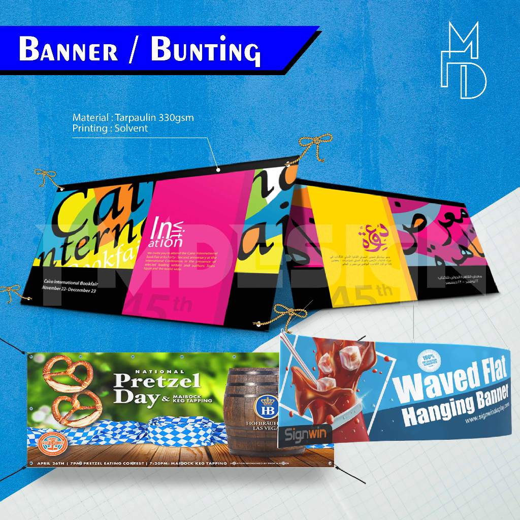 Banner & Bunting Standard Size | Shopee Malaysia