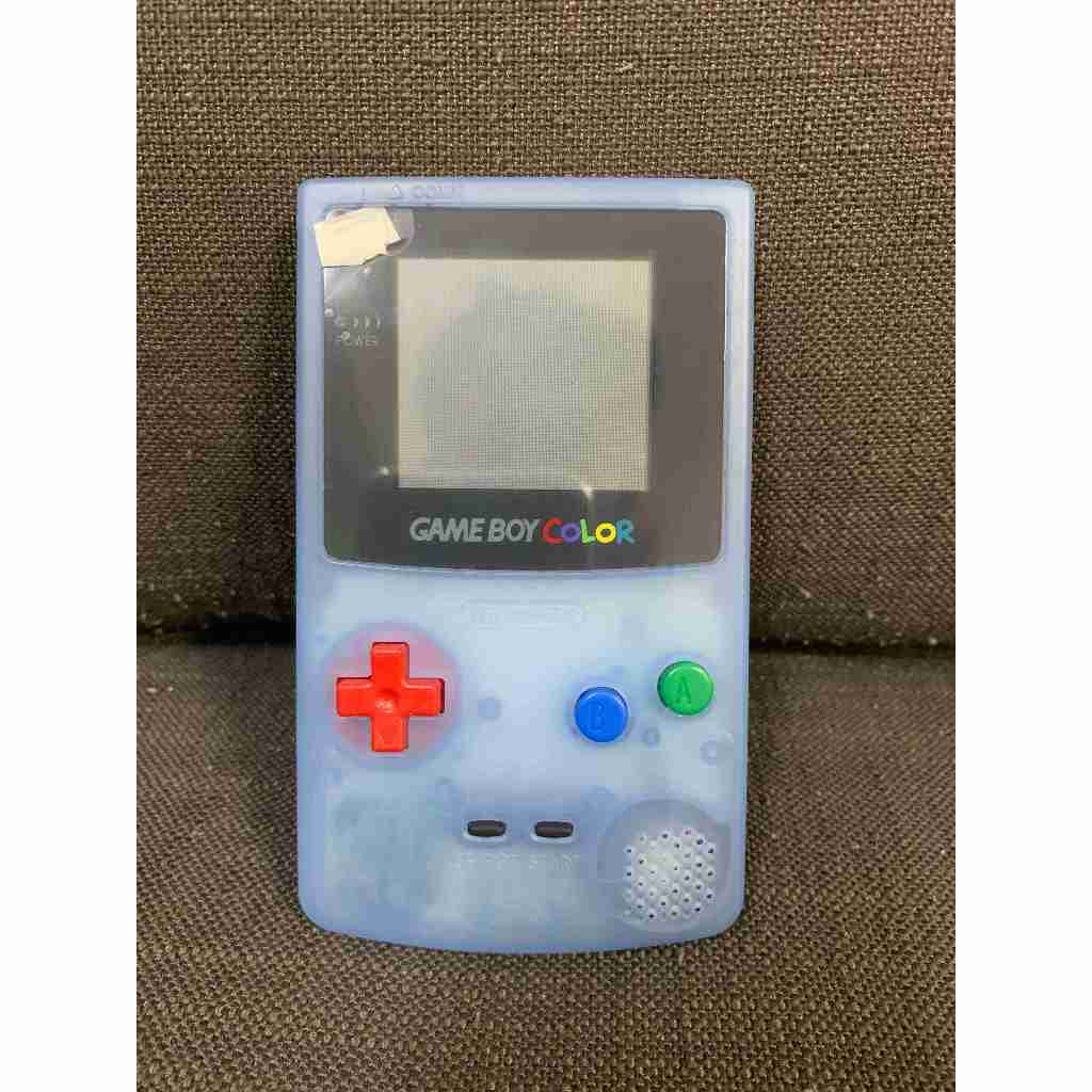 USED Nintendo Gameboy colour GBC transparent BLUE in good working ...