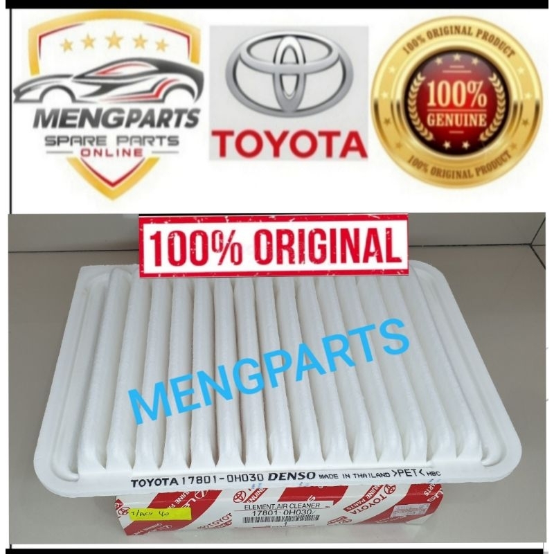 ORIGINAL TOYOTA CAMRY ACV40 ACV41 ACV51 ASV50 2006Y-2015Y AIR FILTER ...