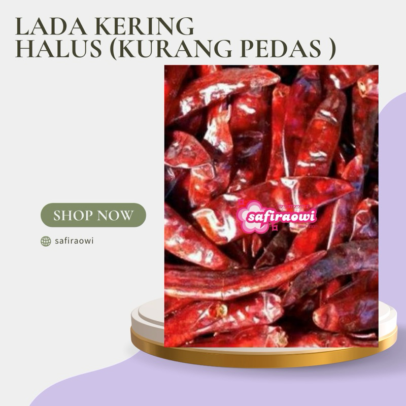 🔥READY STOCK 🔥Lada Kering Halus Kurang Pedas/Lada Kering Thai | Shopee ...