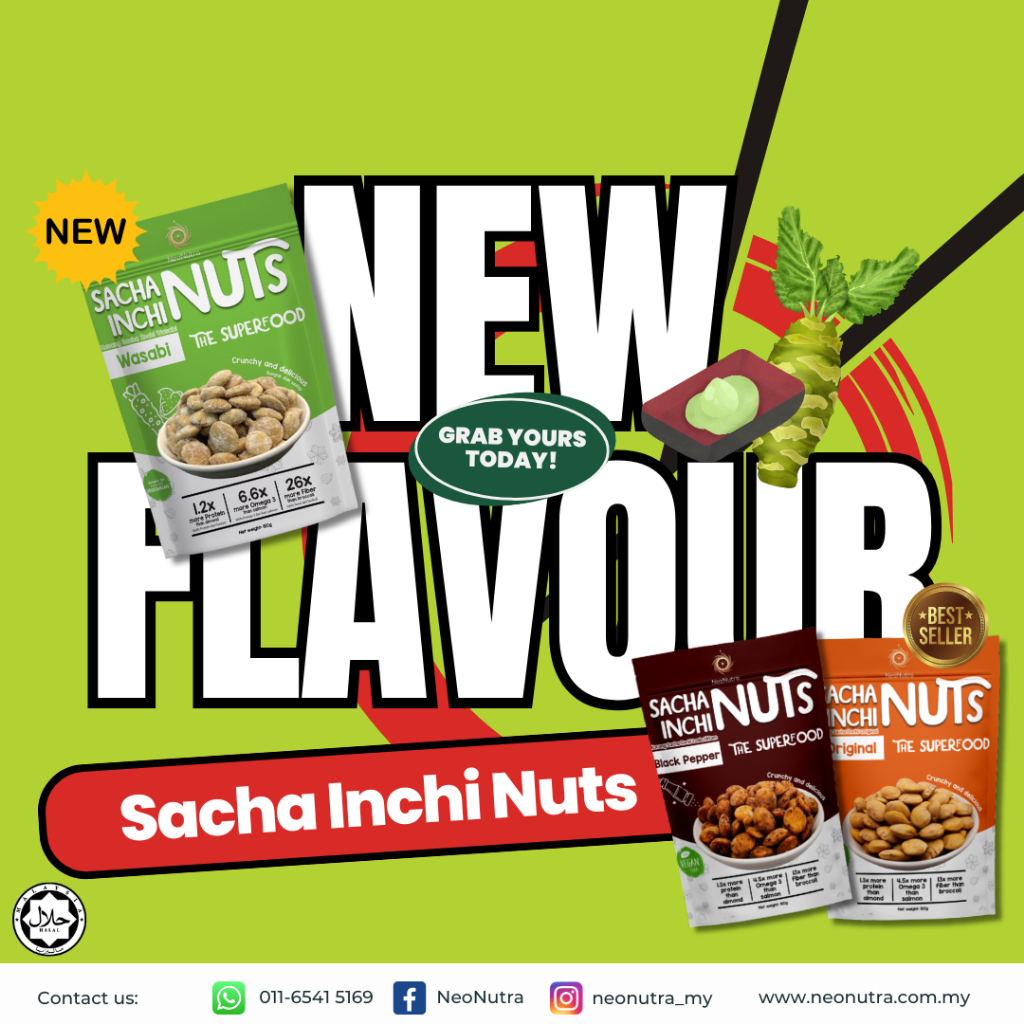 NEONUTRA Healthy Roasted Sacha Inchi Nuts/Delicious Ready to Eat/Tak ...