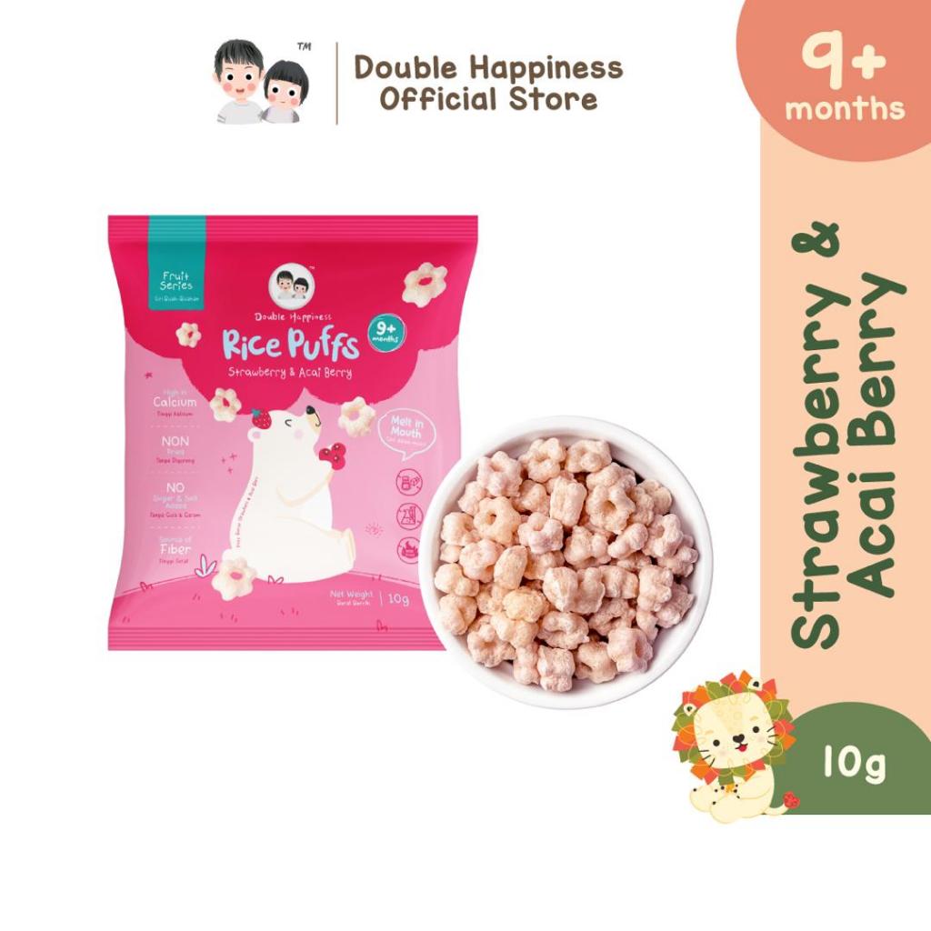 Double Happiness - Rice Puffs Snack Melt in Mouth Texture 9m+ (Small ...
