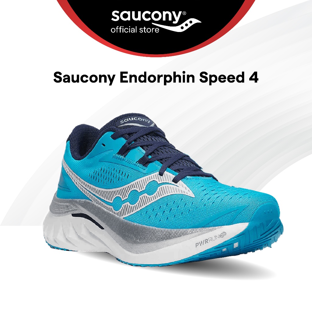 Saucony Endorphin Speed 4 Road Running Speed Shoe Men's - VIZIBLUE/NAVY ...