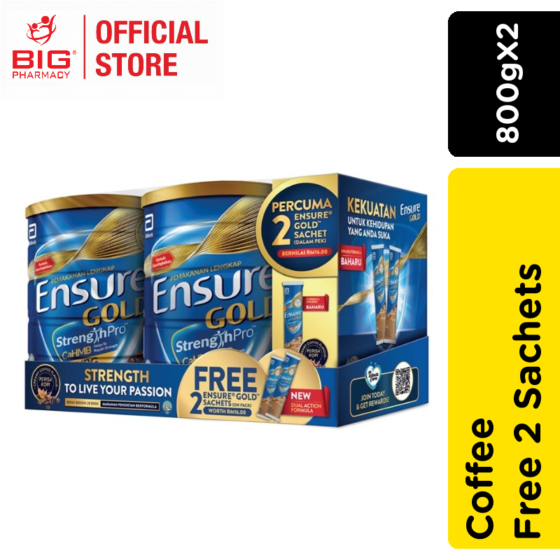 Ensure Gold Coffee 800gX2 Foc 2 Sachets | Shopee Malaysia