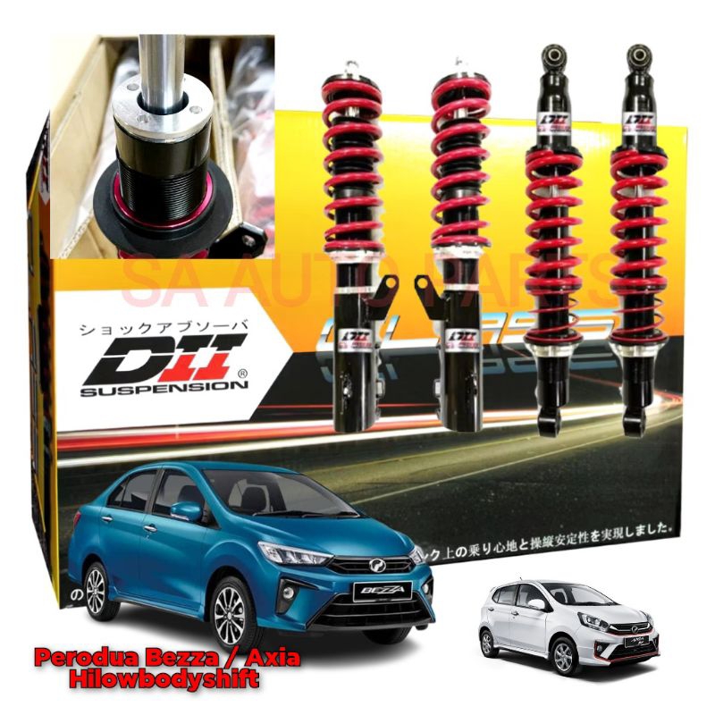 ADJUSTABLE DII HILOWBODYSHIFT PERODUA BEZZA AXIA MYVI SERVICEABLE ...