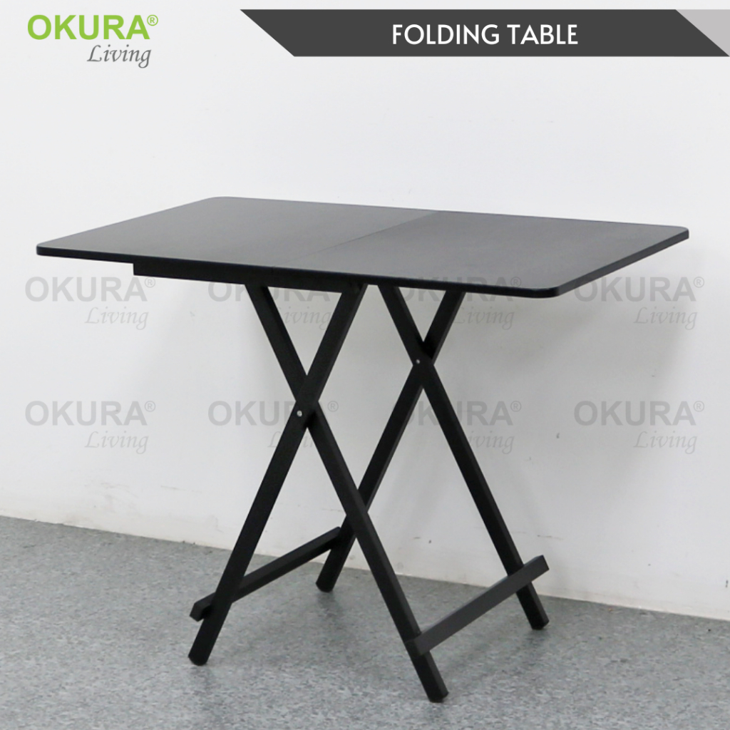 OKURA Foldable Table Folding Dining Home Eating Computer Desk Field ...
