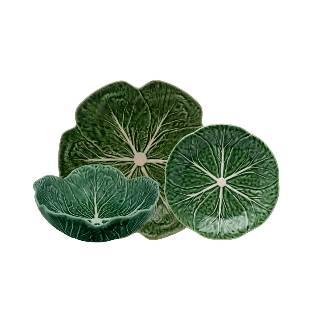[GWP] Bordallo Pinheiro 12Pcs Dinner Set – Natural Cabbage | Shopee ...
