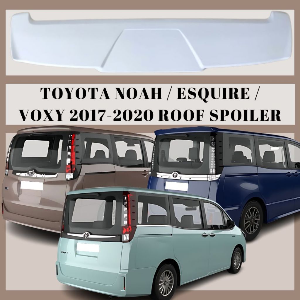 TOYOTA NOAH/ESQUIRE/VOXY 2017-2020 ROOF SPOILER, CAR FRAME | Shopee ...