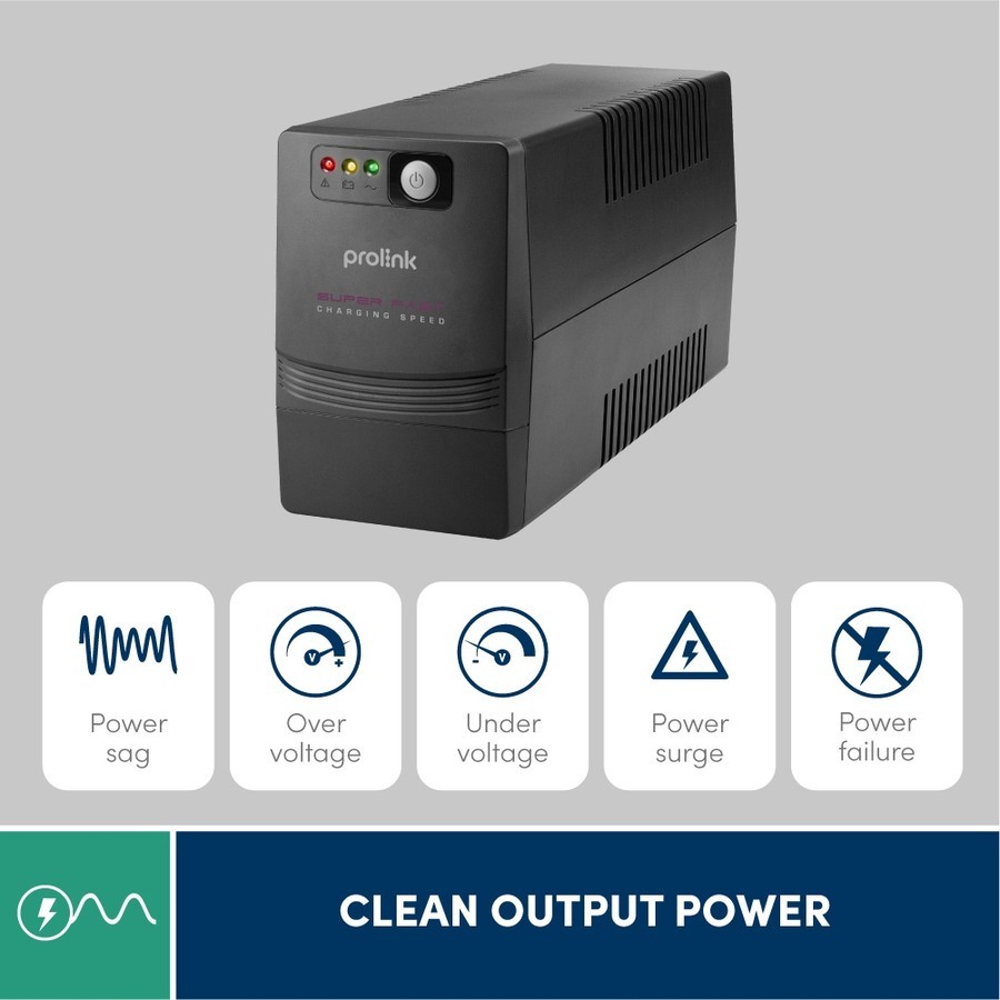 Prolink UPS Power Backup With AVR For Computer/Modem Router with ...
