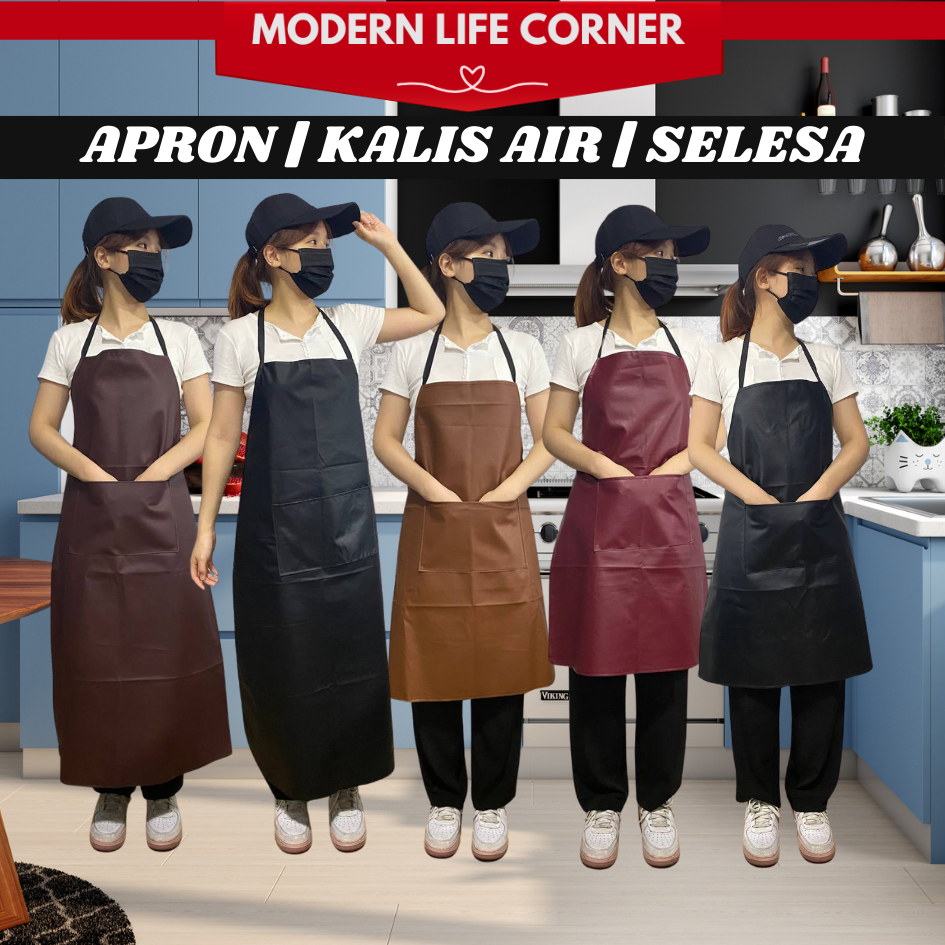 Apron Kerja Kalis Air# Waterproof Multi FunctionApron#Ready Stock# ...