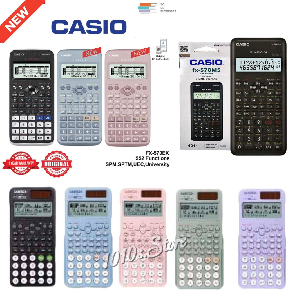 Calculator1 / Original Calculator Scientific Casio FX-570MS / CASIO FX ...