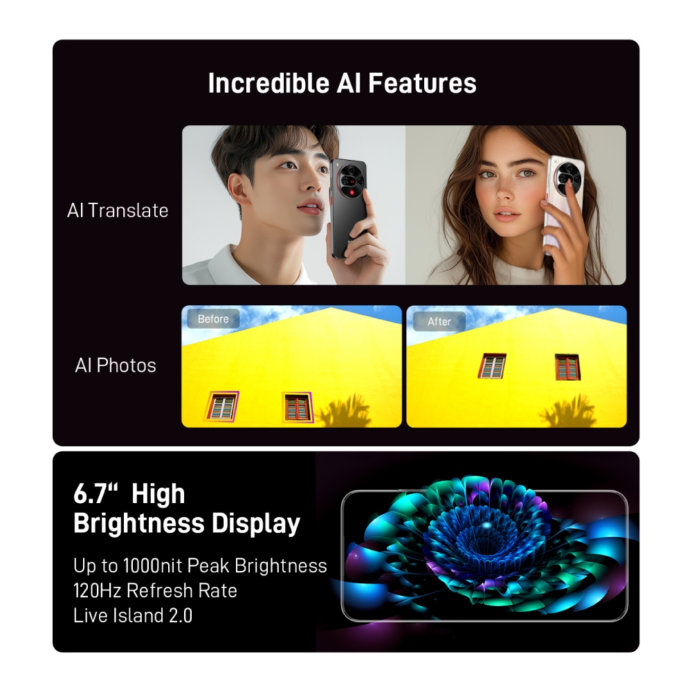 [NEW] nubia Focus 2 5G 20(8+12)GB+256GB Smartphone 108MP | 6.7" HD+ 120Hz | 5000mAh 22.5W Fast ...