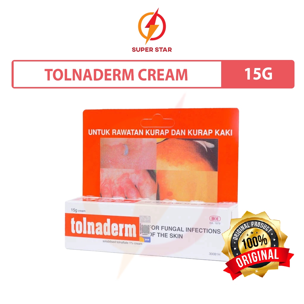 Tolnaderm Cream 15g (For Fungal Infections of The Skin) | Shopee Malaysia
