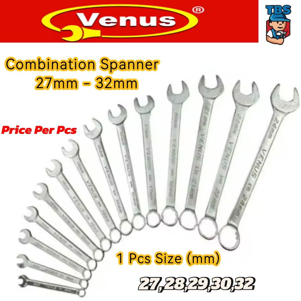 [28mm-32mm] Combination Wrench Spanner / Combination Ring Spanner ...