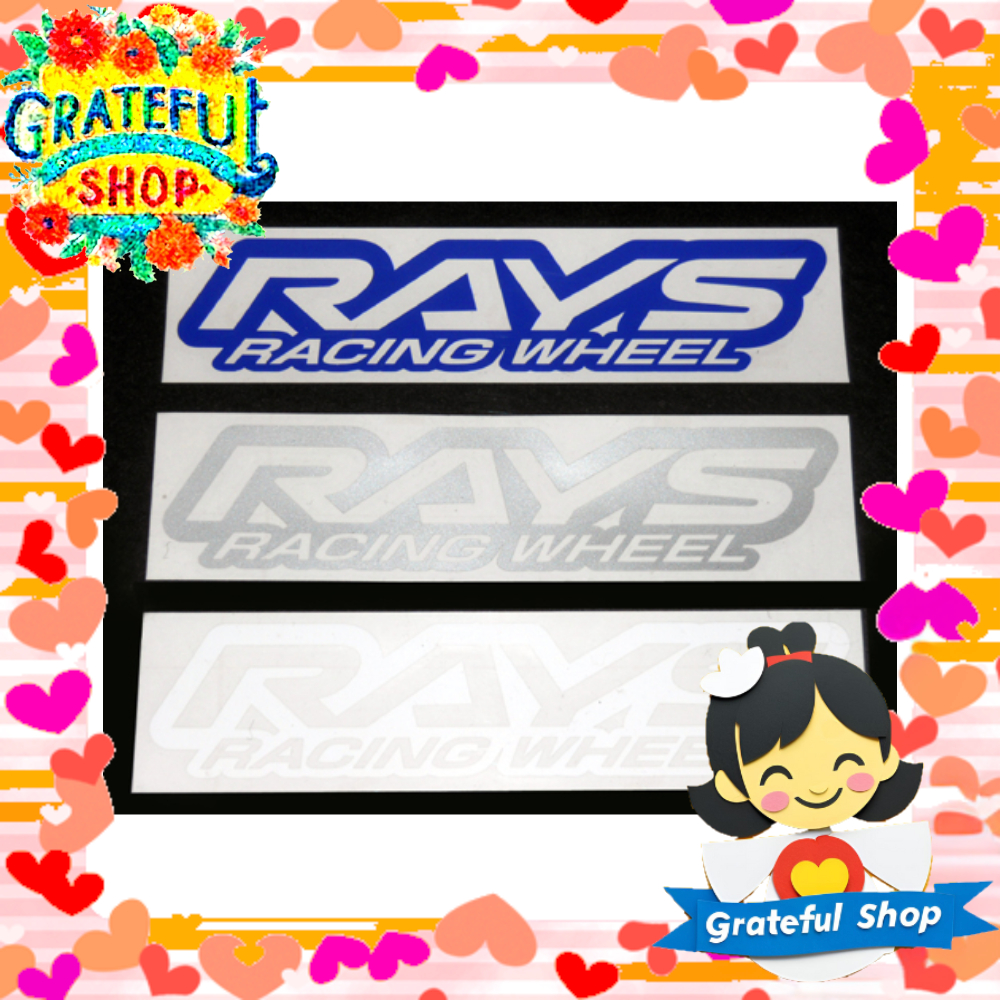 [authentic product] RAYS GEAR (Sticker) RAYS Racing Wheel NEW Logo ...