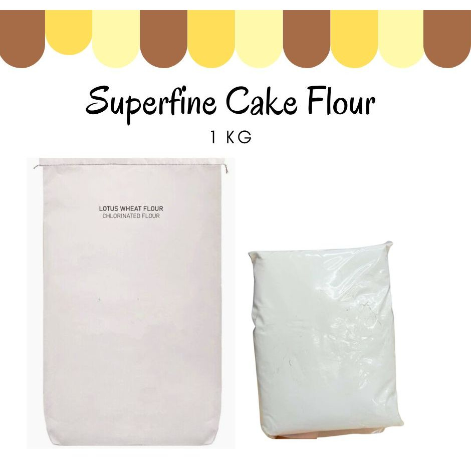 PRIMA Superfine Cake Flour 1KG 【SINGAPORE PRIMA LOTUS BRAND】[Repack ...
