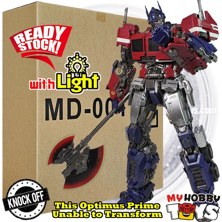 4th Party Posable Robot - MD001 Optimus Prime ( KO 3A ThreeZero ...