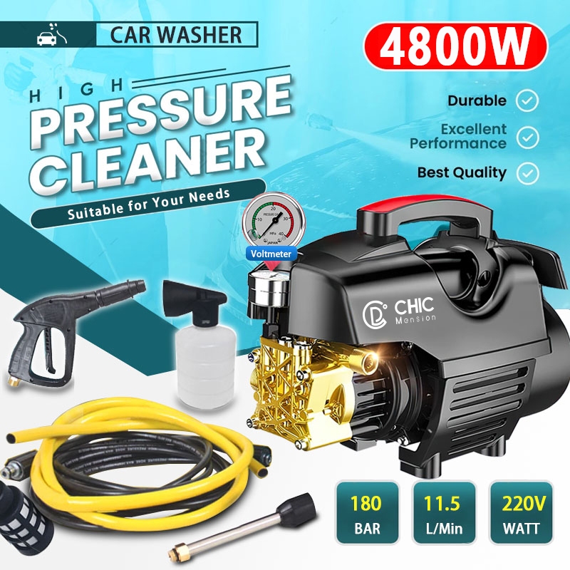4800W Water Jet High Pressure Cleaner High Pressure Car Wash Machine ...