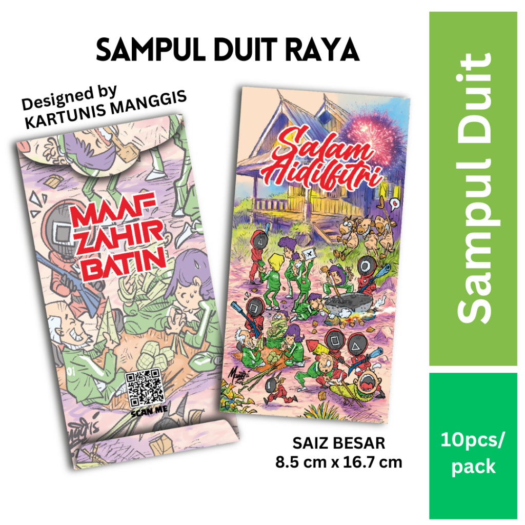 Premium Sampul Raya 1 Paket (10pcs) | Sampul Raya | Sampul Duit Raya ...