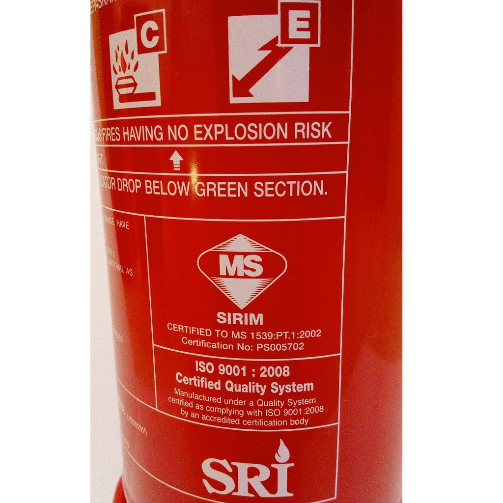 1KG ABC DRY POWDER FIRE EXTINGUISHER (Puspakom, Bomba & Sirim Approved ...