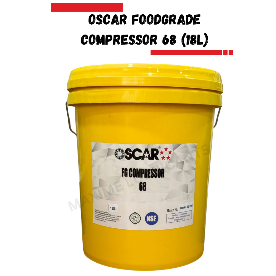 [Halal Certified] Oscar Food Grade Compressor Oil 68 (18L) - UK ...