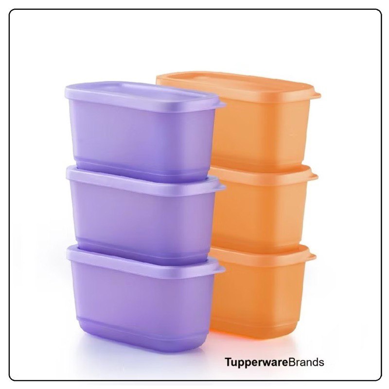 Tupperware Cubix Mini Rectanglar (6pcs) 250ml | Shopee Malaysia