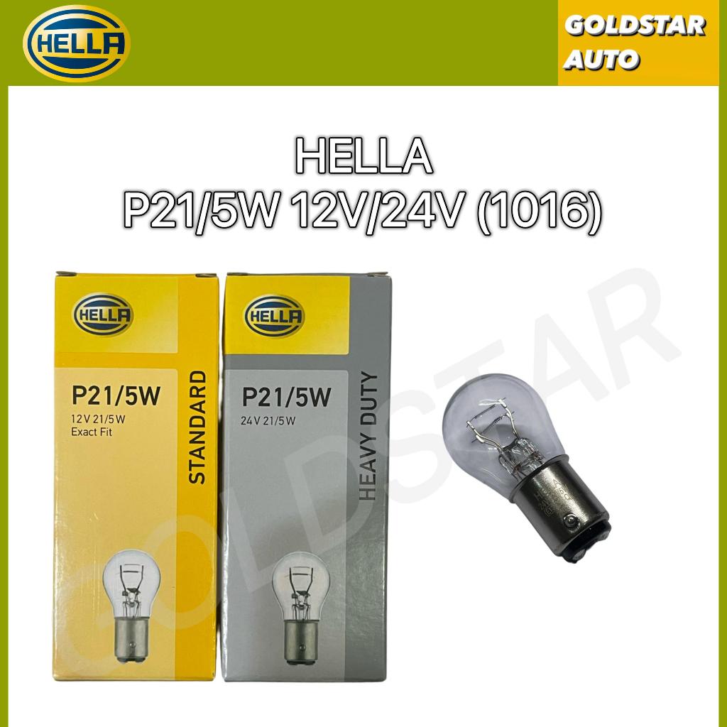 HELLA 1016 P21/5W 12V/24V Halogen Bulb Car Lorry Truck Automotive ...