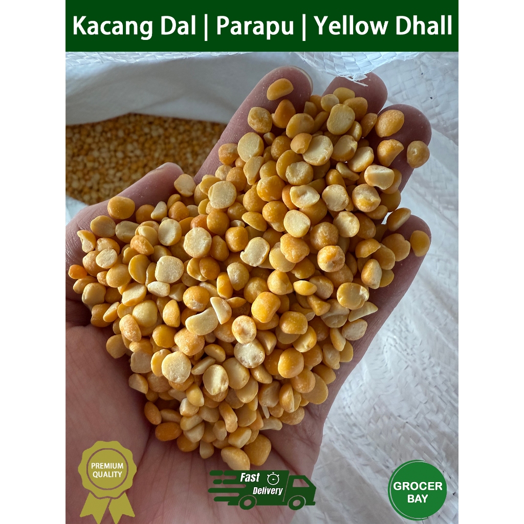 Kacang Dal | Parapu | Yellow Dhall | 豆畔 (300g, 500g, 1kg) | Shopee Malaysia