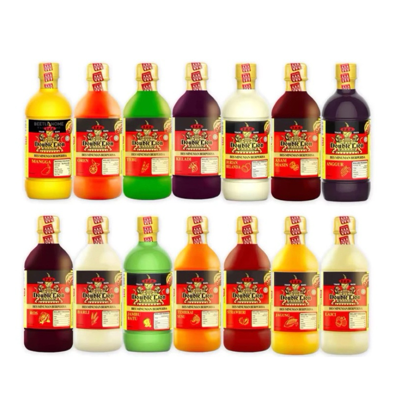 DOUBLE LION 495 ml Flavoured Concentrated | Minuman Berperisa | Shopee ...