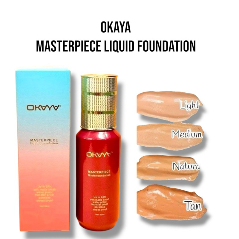 OKAYA Foundation Liquid Masterpiece 30ml | Shopee Malaysia