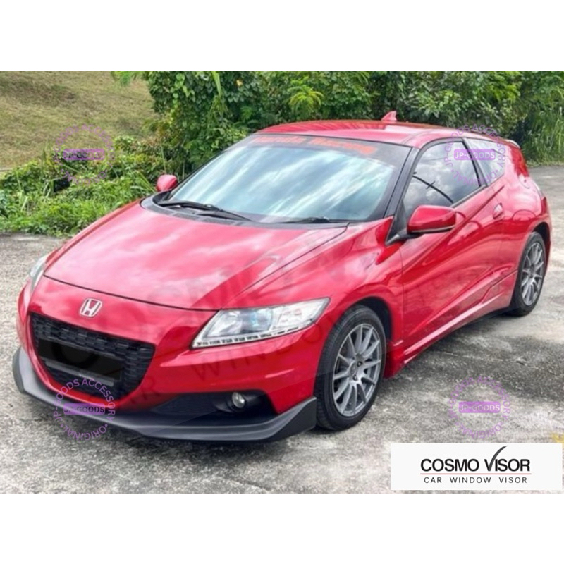 Honda CR-Z CRZ (ZF1) 2010-Above Door Visor / Window Vent Visor Deflectors (MADE IN MALAYSIA ...
