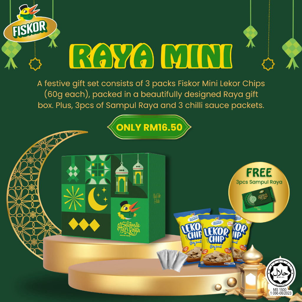 Fiskor Mini Raya Gift Box - Limited Edition (Halal) (BULK) | Shopee ...