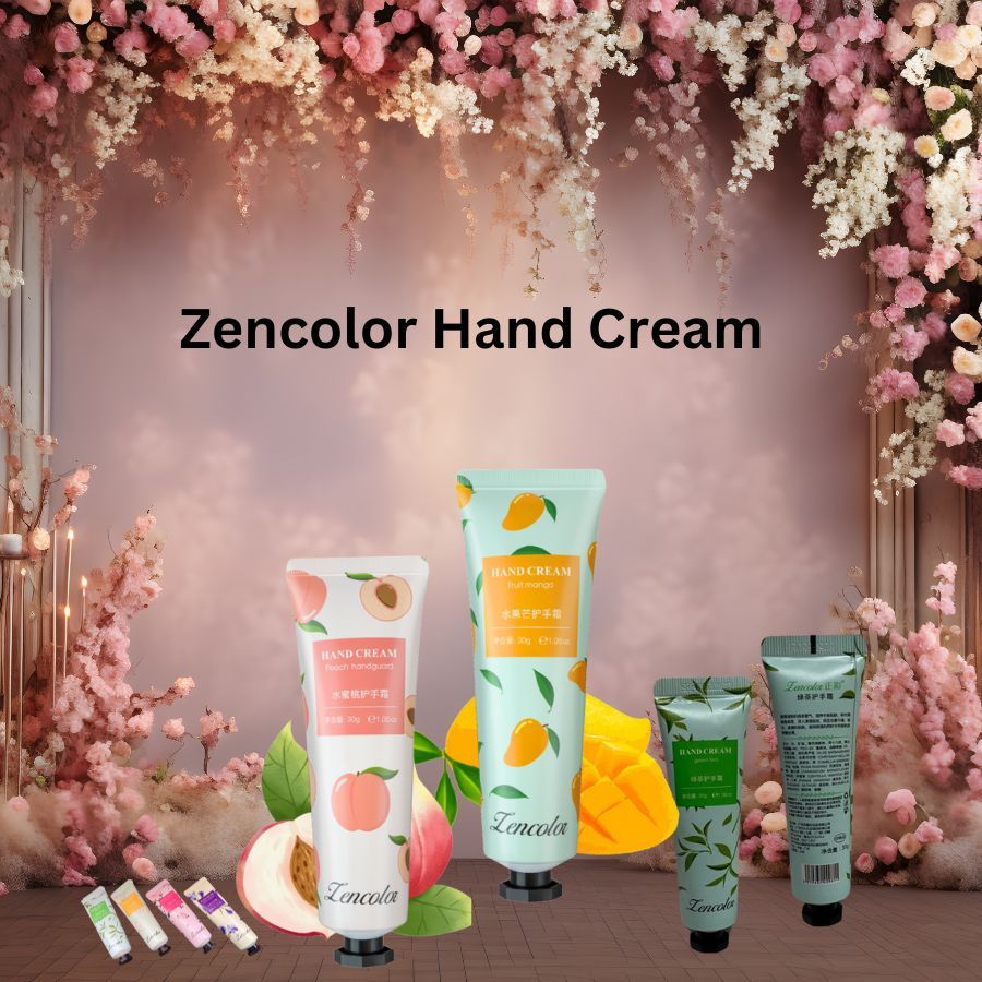 ZENCOLOR Floral Extracts Krim Tangan Refreshing Non-Greasy Moisturizing ...