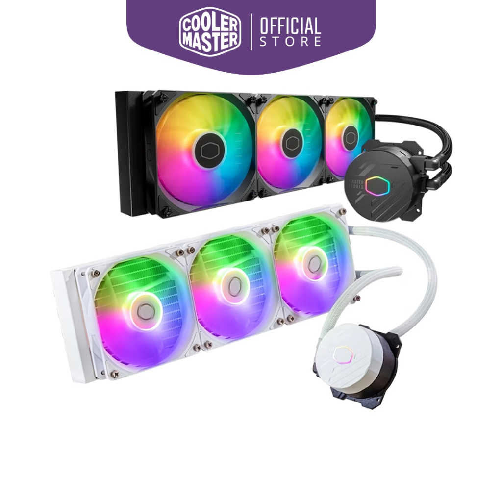 Cooler Master MasterLiquid 360L Core ARGB | BLACK / WHITE | AIO Liquid ...