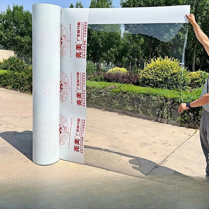 ATAP Cerah Lutsinar Rata Greenhouse Flat Transparent Roof Polycarbonate ...