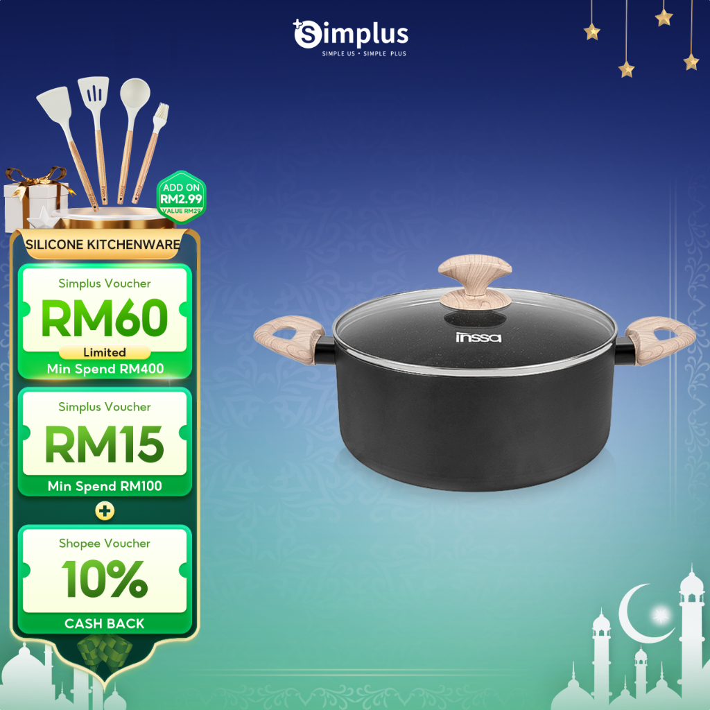 Simplus 24cm Soup Pot Non Stick Coating Periuk PFOA Free Compatible ...