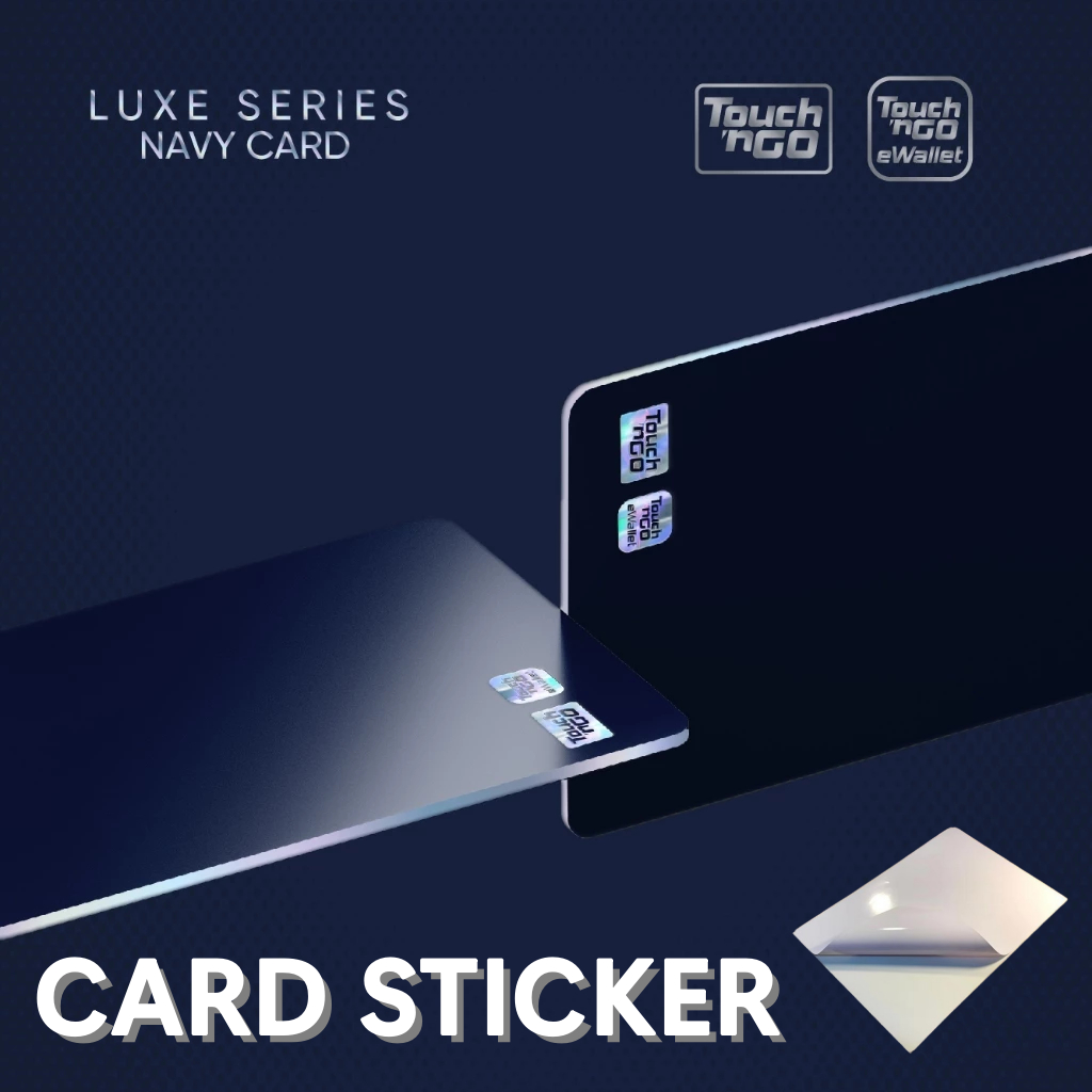LUXE Card Sticker (Navy Blue Limited Edition) Touch N Go Luxe Card ...