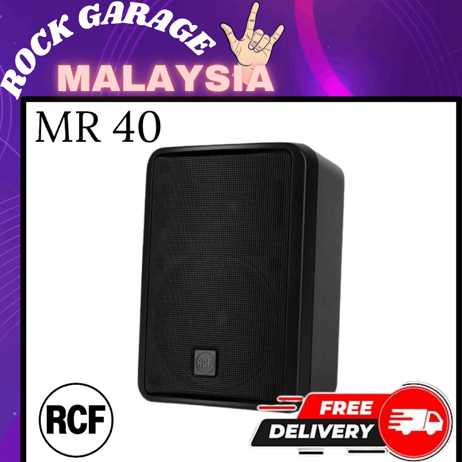 RCF MR 40 Two-way Passive Speaker - White / Black ( MR40 / MR-40 ) | Shopee Malaysia