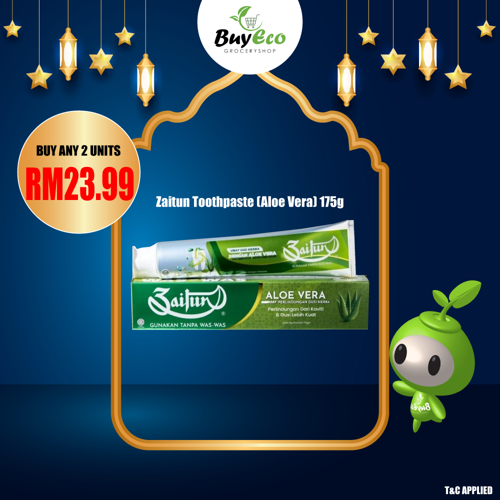 Zaitun Toothpaste (Aloe Vera) 175g | Shopee Malaysia