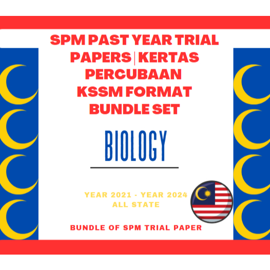 Biology SPM Past Year Trial Papers Bundle Set | Kertas Percubaan KSSM ...