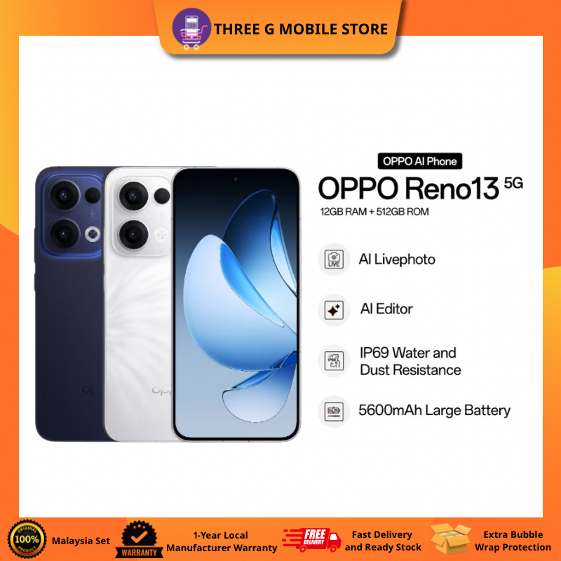 OPPO RENO 13 | 12GB + 256GB / 512GB | IP69 Water and Dust Resistance ...