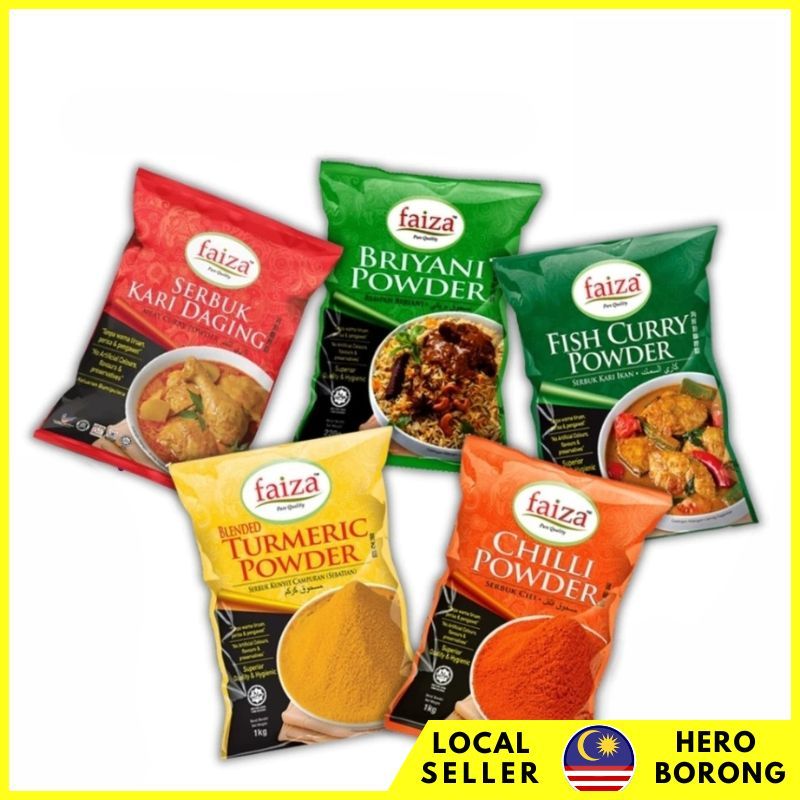 Faiza Serbuk Kari Daging ,Ikan ,Rempah Kurma ,Rempah Rendang ,Rempah ...
